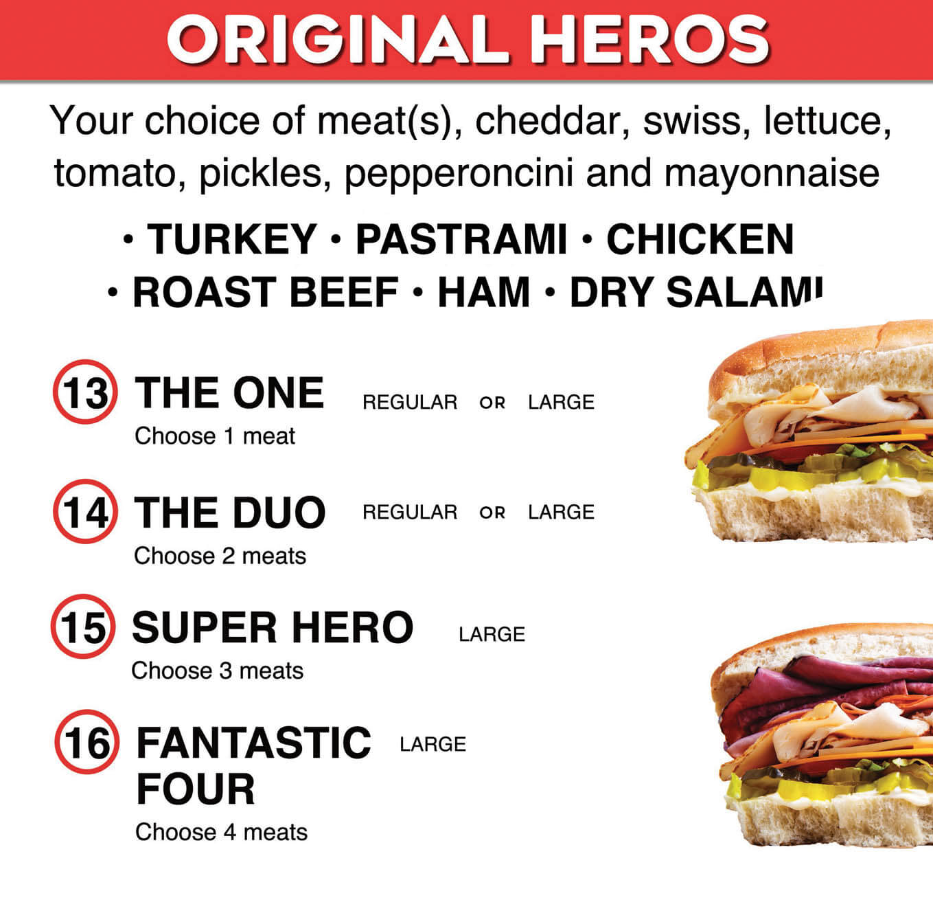 Big Town Hero Menu - Big Town Hero Big Town Hero Menu - Big Town Hero